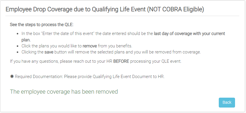 How to Process a Qualifying Life Event (QLE) in Employee Navigator ...